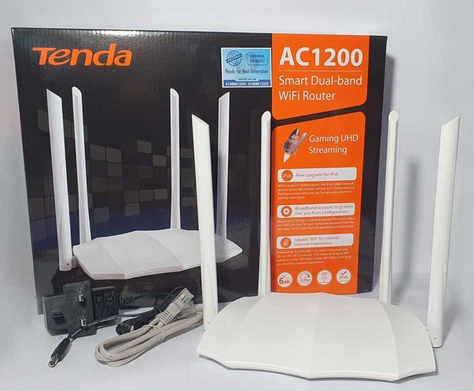 Tenda AC1200 AC5 v3.0 Dual Band WiFi Router - AY Tech Solutions