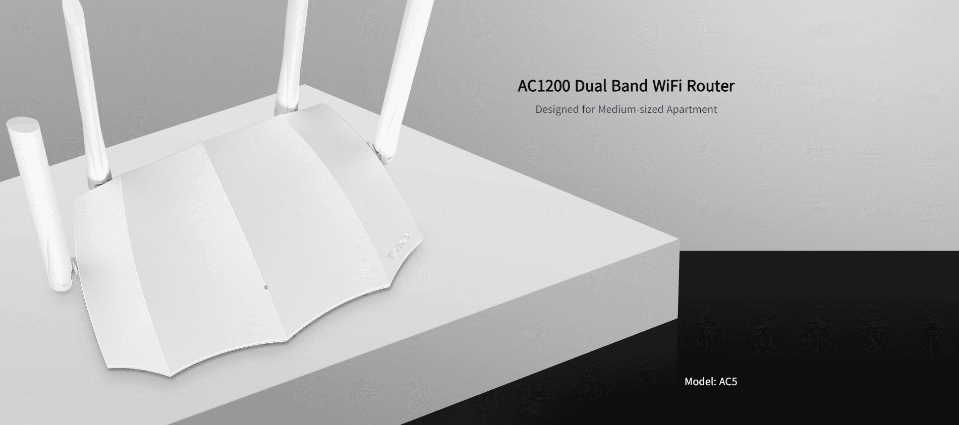 Tenda AC1200 AC5 v3.0 Dual Band WiFi Router - AY Tech Solutions